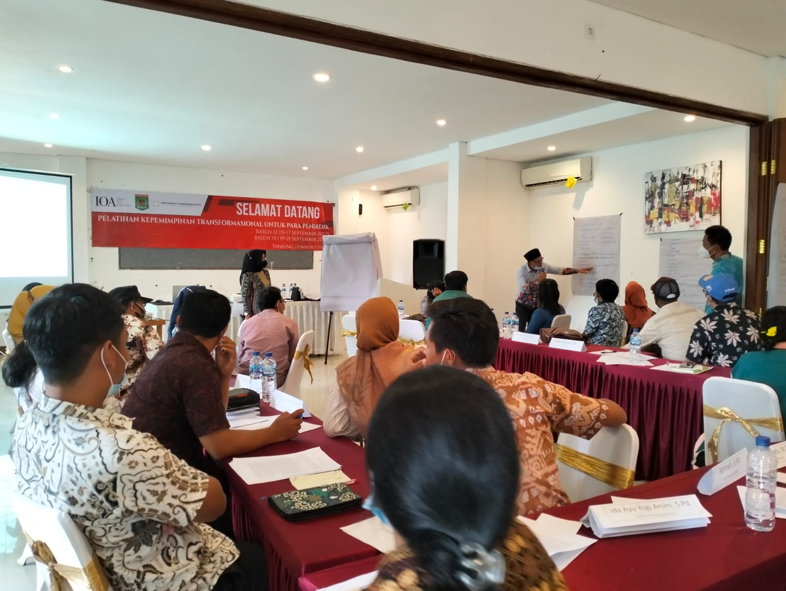 PELATIHAN KEPEMIMPINAN TRANSFORMASIONAL LOMBOK UTARA BATCH 12 & 13, 14-21 SEPTEMBER 2022 – IOA